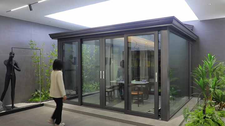 Gonho Wholesale Private Brand Aluminium Veranda Sunroom Pe clear Patio ...