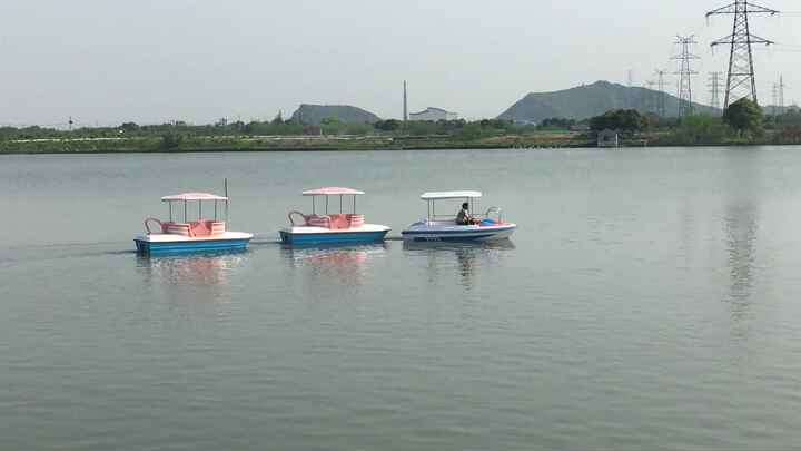 Electric Fiberglass Water Jet Boat - Fun & Eco-friendly