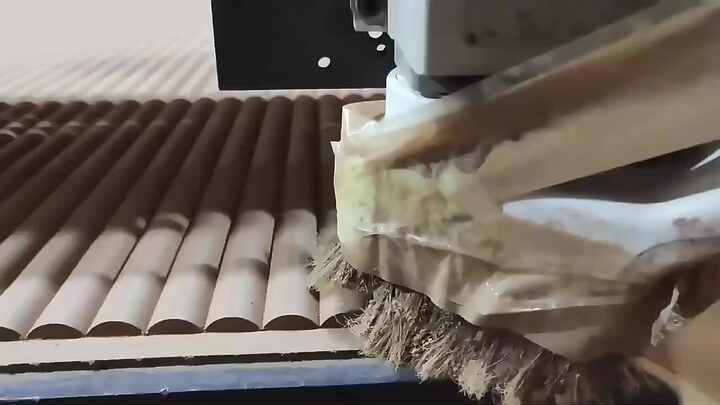 Art Textured Wood Grooved 3D Fluted Flexible Decorative MDF Panel for ...