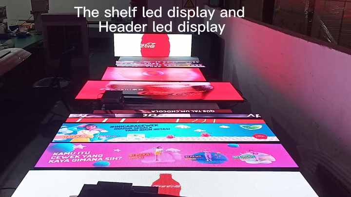 Digital LED Screens - Shelf-Edge Displays for Supermarkets