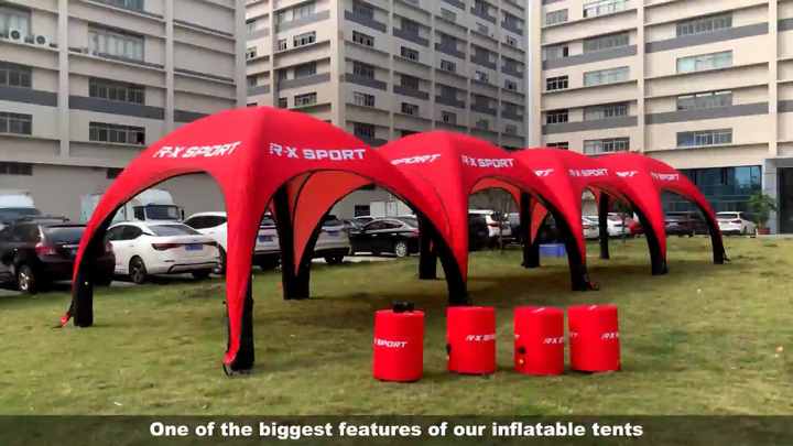 Custom Logo 8M Inflatable Tent - Waterproof & Durable