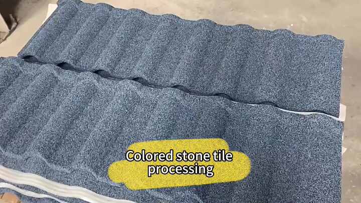 Colored Stone Coating Steel Roofing Sheets for Self-Built Houses