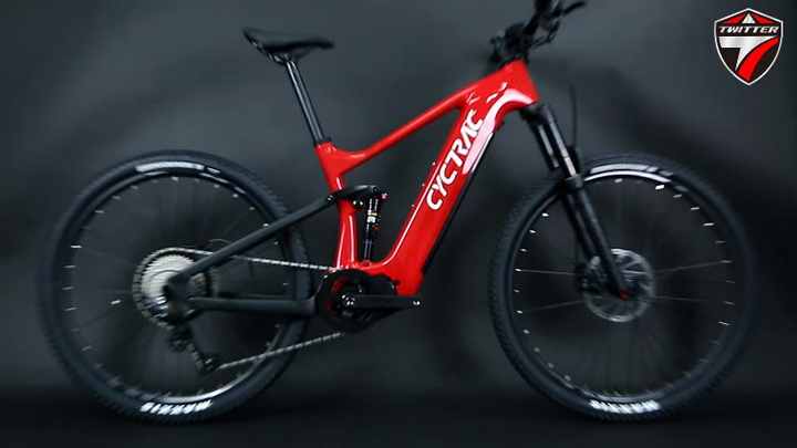 Hot Selling TWITTER EM10 Mid Drive Ebike Aluminium Electric MTB Bafang Mid Drive Full Suspension Mountain Bicycles for Sale