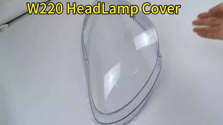 Auto Parts Custom Headlight Lamp Lens Cover For Mercedes C Class C200 ...