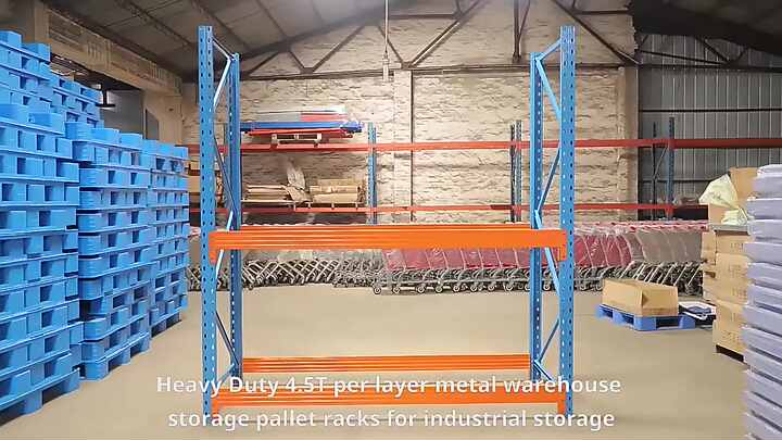 Structural Steel Pallet Rack Shelving Unit Pallet Storage Systems ...