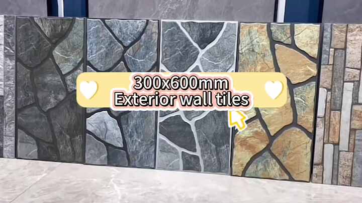 Culture Stone 3d Mould Texture Exterior Wall 300x600mm Villa Art Tiles Rustic Tiles Outdoor ...