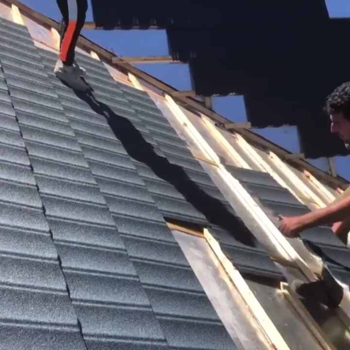 SANGOBUILD Factory Bond Milano Classic Shingle Euro Tile Zinc Roofing ...