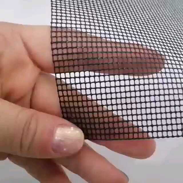 Width 140 Cm Plastic Mesh PVC Polyester Warp Knitting Fabric