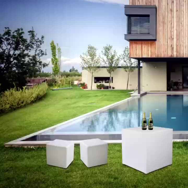 Side Table Outdoor Furniture Swimming Pool Chairs for Garden Villa Uv ...