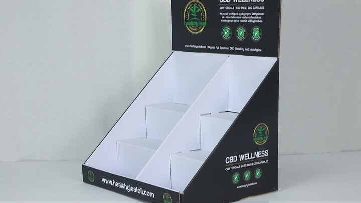 Custom Counter Top Cardboard Display Rack for Small Products