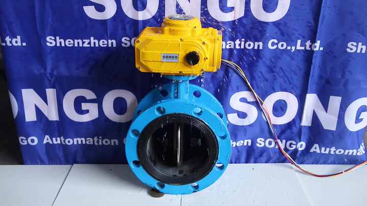 SONGO DN125 Electric Actuator - 220V 5 Inch Motorized Valve