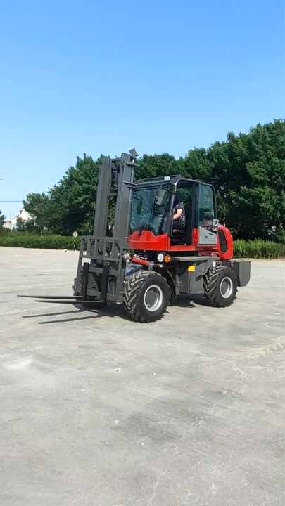 SITC30/35 3000KG Diesel off-Road Forklift Truck 4WD 4x4