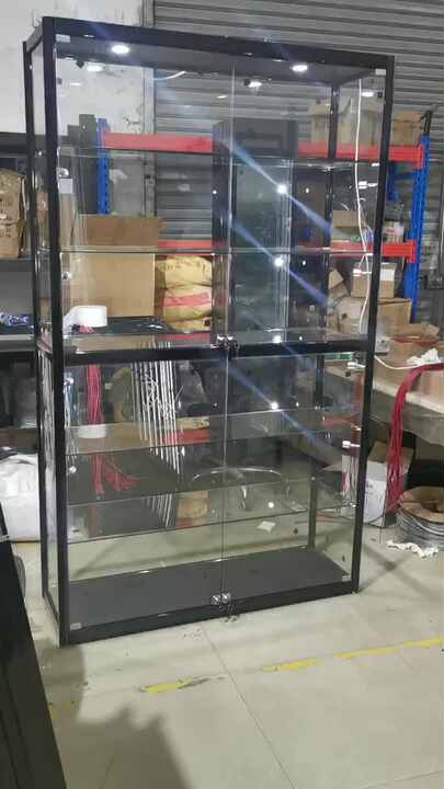 Free Standing Glass Display Cabinet for Retail Stores - Organizer for ...