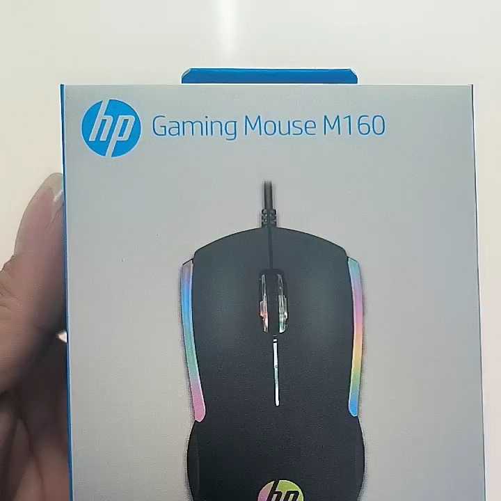 HP M160 Wired USB Mouse - High Performance RGB Gaming Mouse