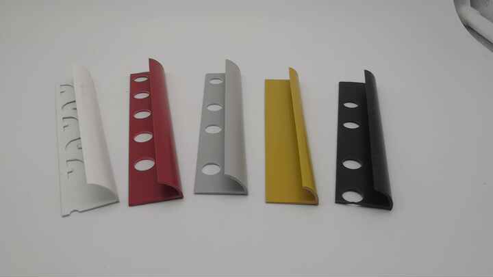 10mm PVC Open Tile Trim - Modern Corner Trims for Tiles