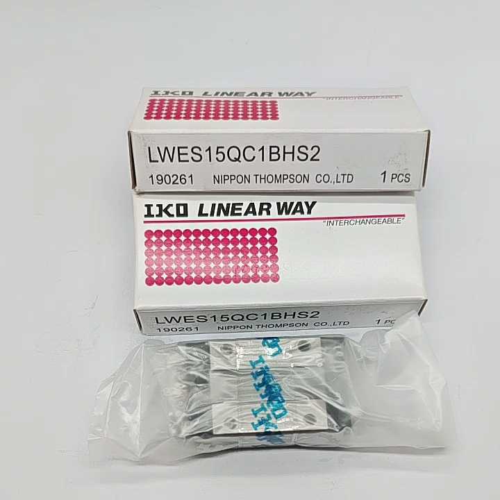 IKO Linear Way Linear Guide Block LWEC15 for Smooth Motion