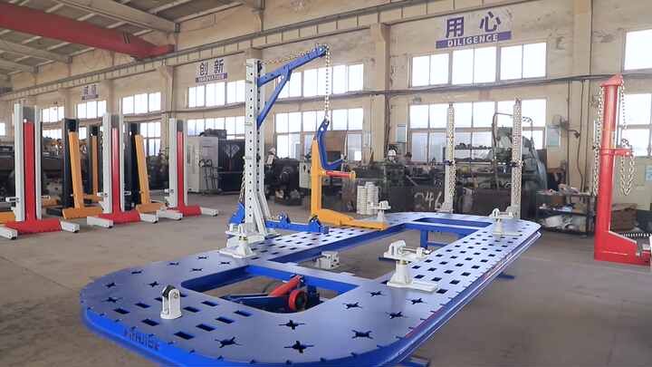 Car Bench Collision Repair Equipment - 10 Ton Auto Body Frame Machine ...