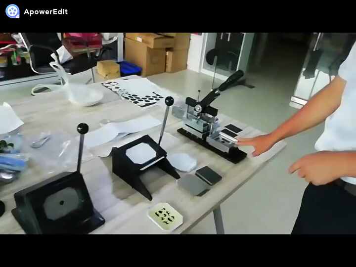 Rectangle 68*24mm Name Tag Badge Making Machine - DIY Craft