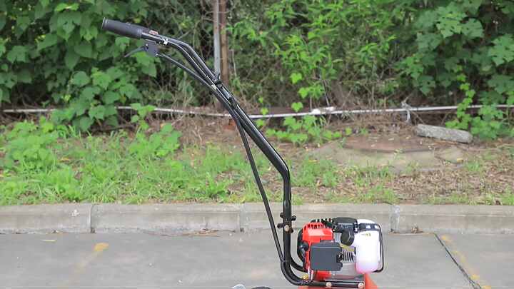 2 Stroke 52cc Hand Held Garden Tiller - Easy to Operate