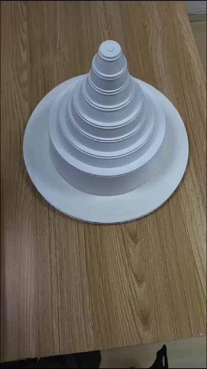 Universal Round Base Rubber Chimney Boot Roof Flashing - UV Resistant ...