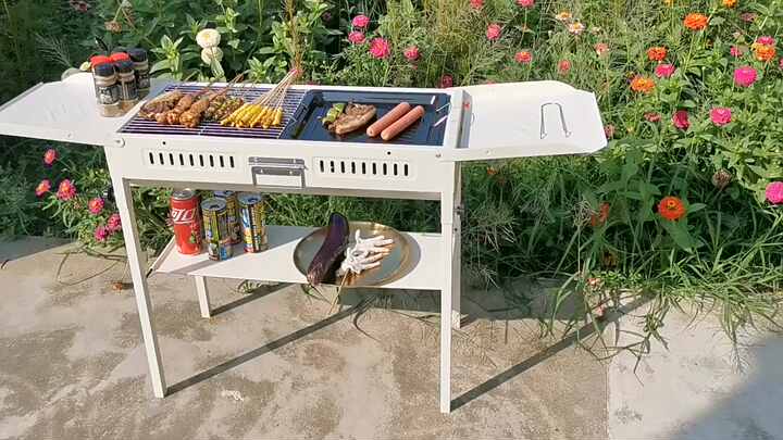 Chinese Stainless Steel BBQ Kamado Grill for Restaurants