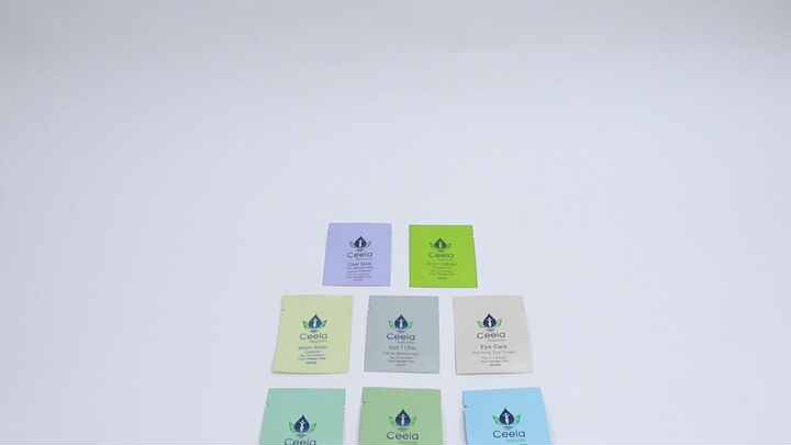 Customizable Lotion Shampoo Skincare Sample Sachets
