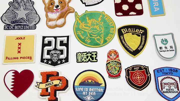 Adhesive Patches for Clothes - Custom Embroidery Patches