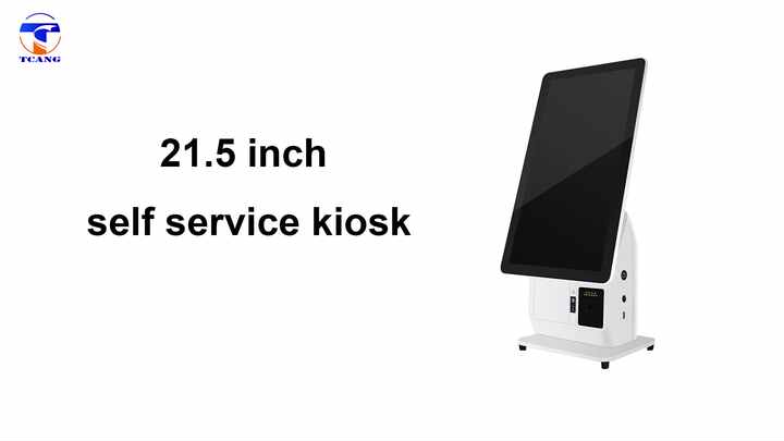 21.5 Inch Payment Kiosk - Self Food Ordering with Printer