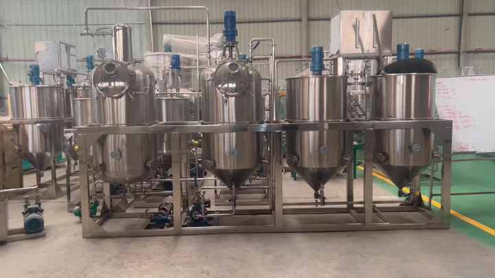 New Mini Crude Oil Refinery Machine For Edible Oil Production | Small ...