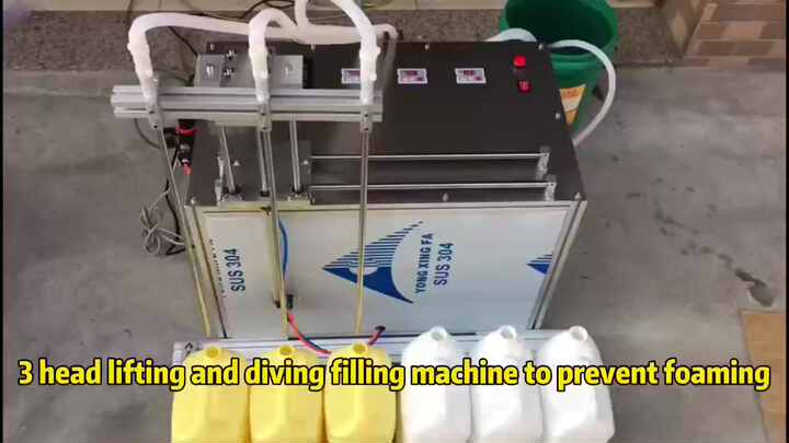 Multi Nozzles Slide Rail Lift Submersible Filling Machine