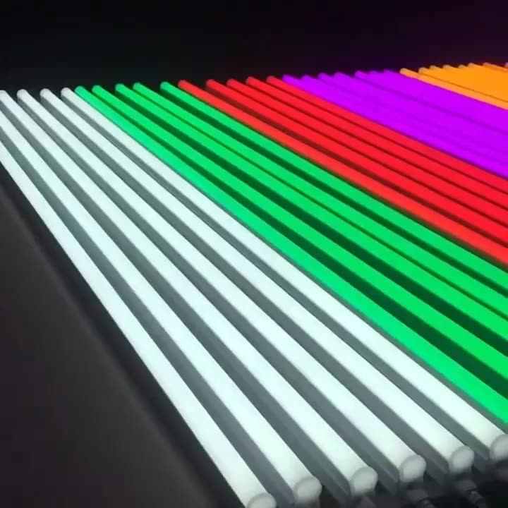 T5 T8 RGB White Blue Red Green Color LED Tube Green Blue Red T8 T5 Tube ...
