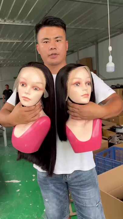 Super Double Drawn Layer Bone Straight Wig - 13x4 HD Lace Frontal