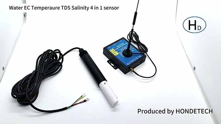 Rs485 Output Can Simultaneously Measure Ec Temperature Tds And Salinity Ptfe Water Sensor Is ...