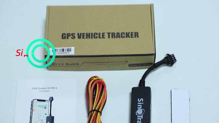 SinoTrack 901A Mini Motorcycle Car Tracking Device GPS Locator Cut oil ...