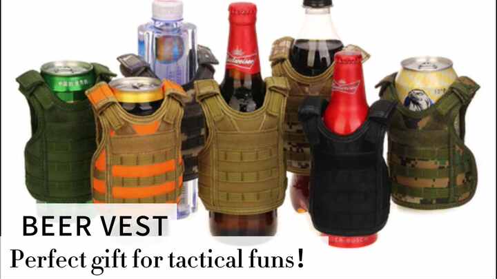 Tactical Can Mini Vest Coozy - Cool Your Drinks on the Go