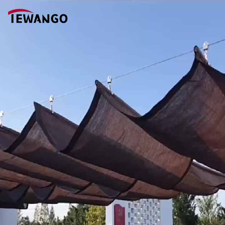 11 Types Telescopic Wave Sunshade HDPE Shading Net Anti-UV Customize ...