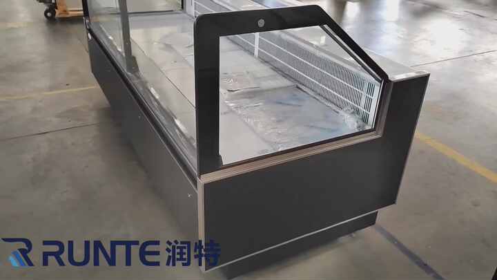 Commercial Cold Food Display Showcase Fridge Cabinet