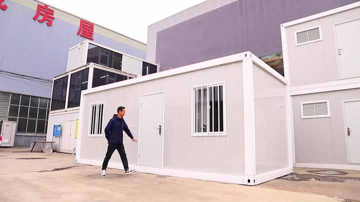 Quickly Assembly Detachable Prefab Modular House Frame Container Prefab ...