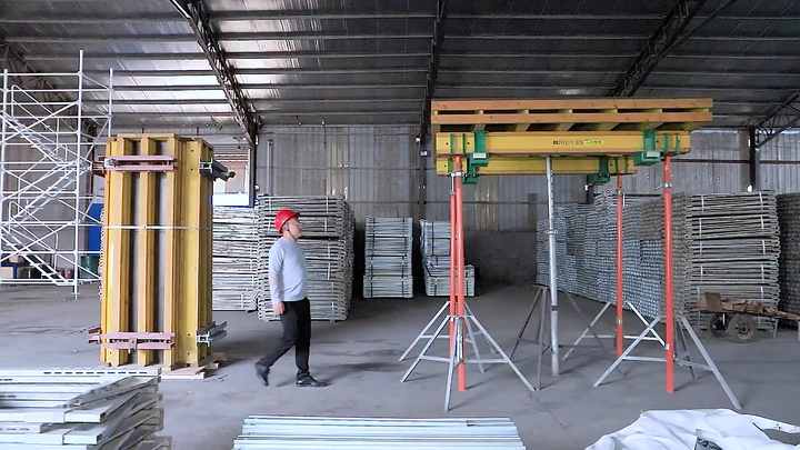 Zeemo slab timber beam construction plywood table concrete pouring ...