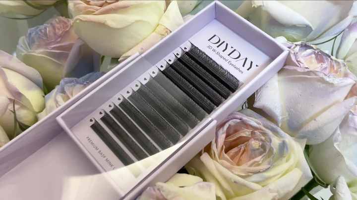 DIYDAY Custom 3D Clover W Shape L LU Curl Eyelash Extensions