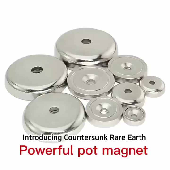 Industrial Countersunk Magnetic Materials Rare Earth Magnets Permanent ...