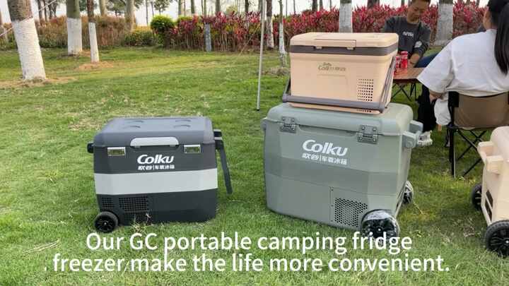 Colku 12 Volt DC Rechargeable Refrigerator Battery Portable Freezer ...