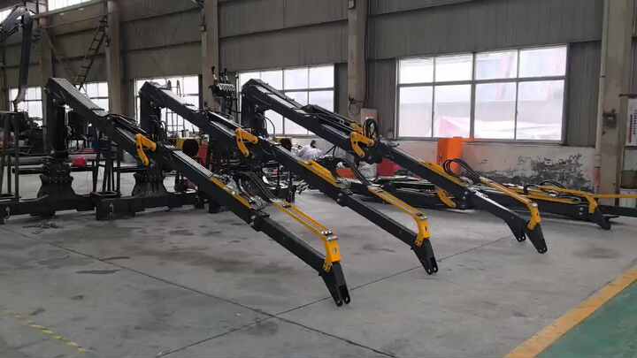 Excavator Steel Grabber Forest Log Crane Grapple Wood Catcher Timber ...