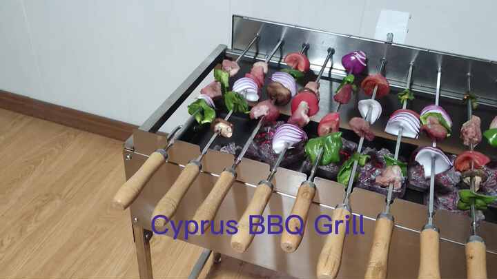 Traditional Greek Cypriot Charcoal Barbecue & Rotisserie