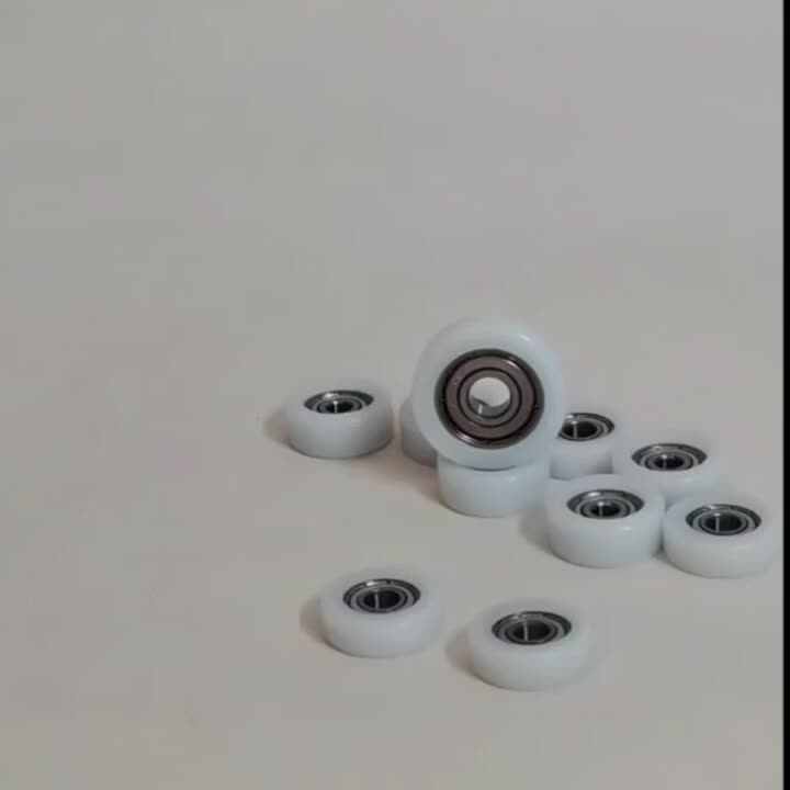 MTZC Low Friction Bearing 3*10*3MM Rubber Wheels 683 Polyurethane POM ...