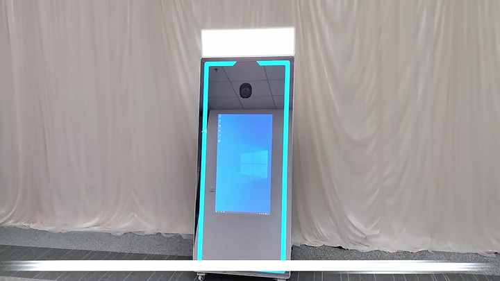 Magic Mirror Photo Booth LED Frame Beauty Mirror Photo Booth