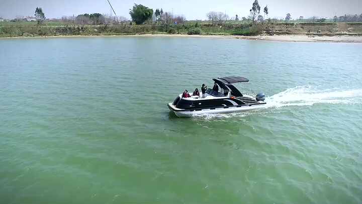 Luxury Electric Tritoon Catamaran - KINOCEAN Yacht Boats
