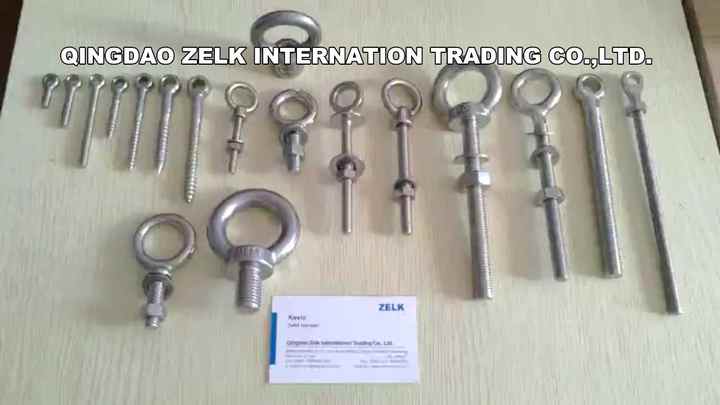 SUS304 316 Stainless Steel Eye Bolt With Plate (Lifting Eye Bolt With Nut)| Alibaba.com