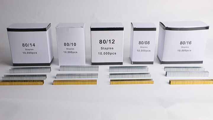 Gauge 21 Galvanized Fine Wire Grapas Clavos 80 Staple