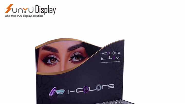 High Quality Counter Desktop Eye Contact Lenses Display Custom Acrylic ...